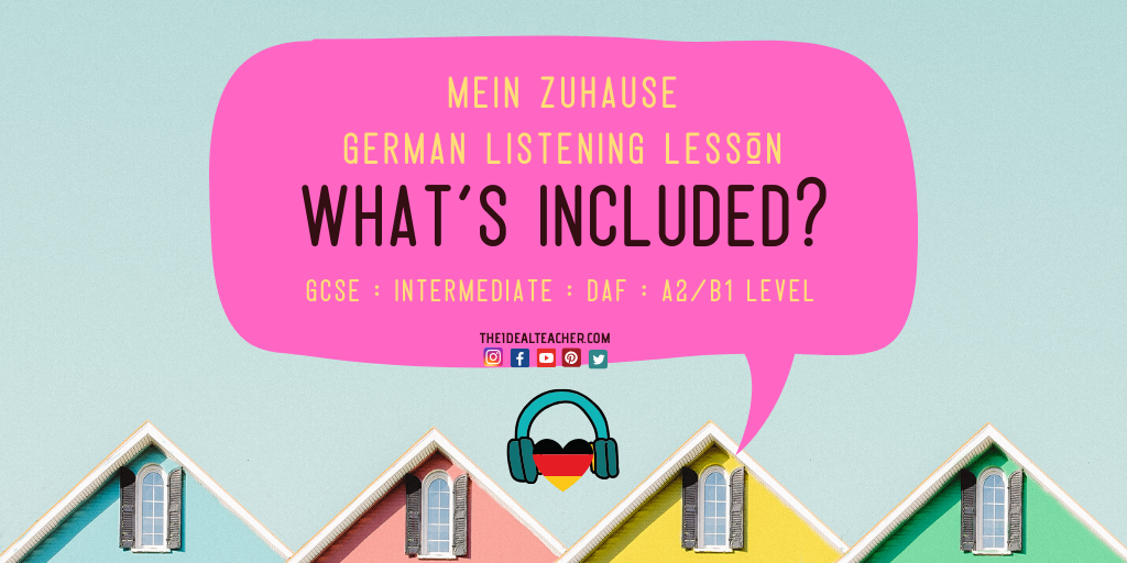 Mein Haus GCSE German, Intermediate & DaF Listening Lesson with Audio ...